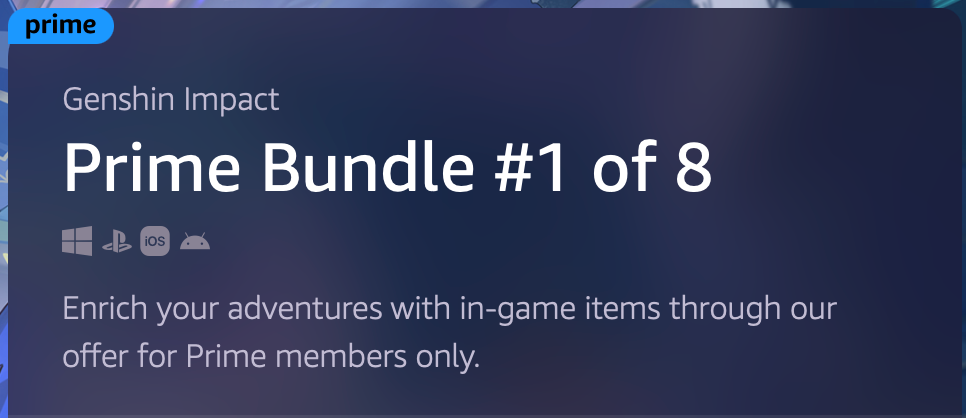 Redeem Codes for Prime Gaming Subscribers Genshin Impact | HoYoLAB