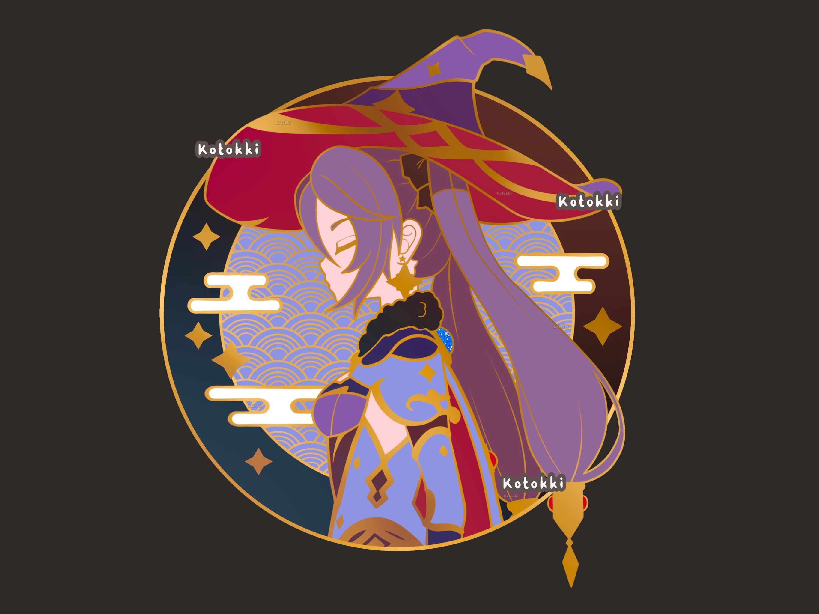 Mona Fanart Genshin Impact | HoYoLAB