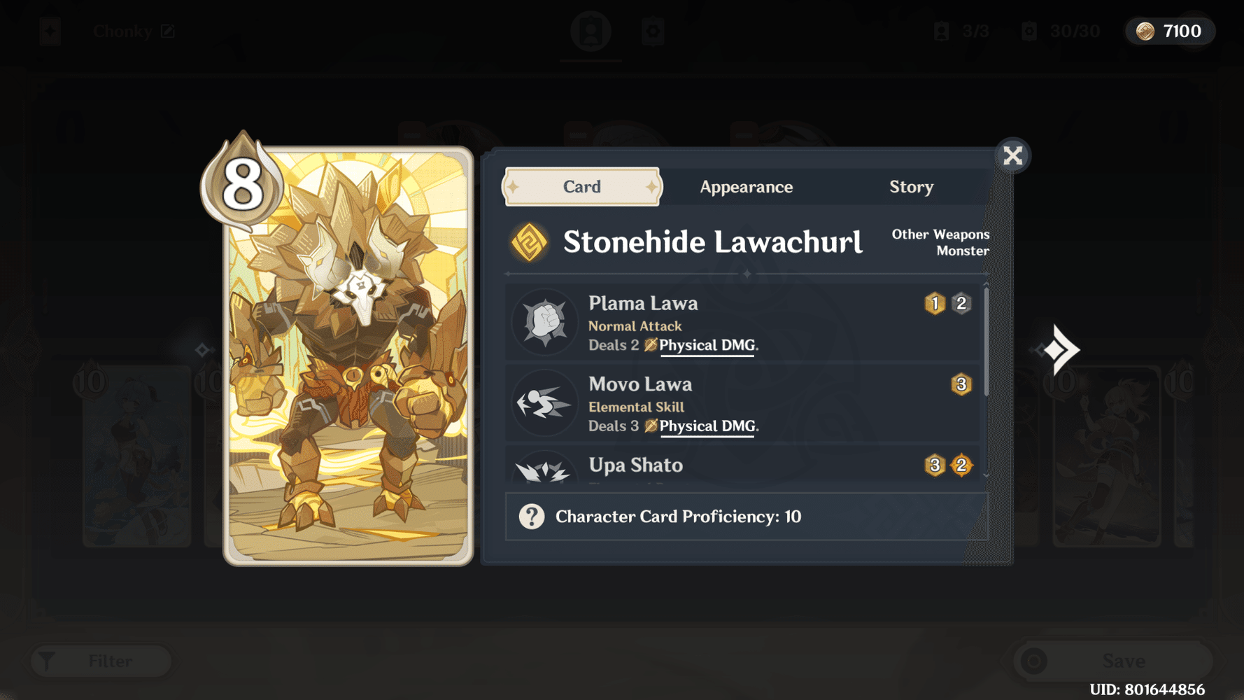 Genius Invokation TCG Tavern Challenge Tips - Stonehide Lawachurl ...