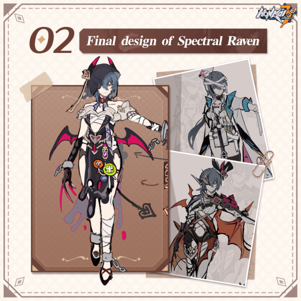 Typewriter Art Archives | Spectral Raven Designer Interview Honkai ...