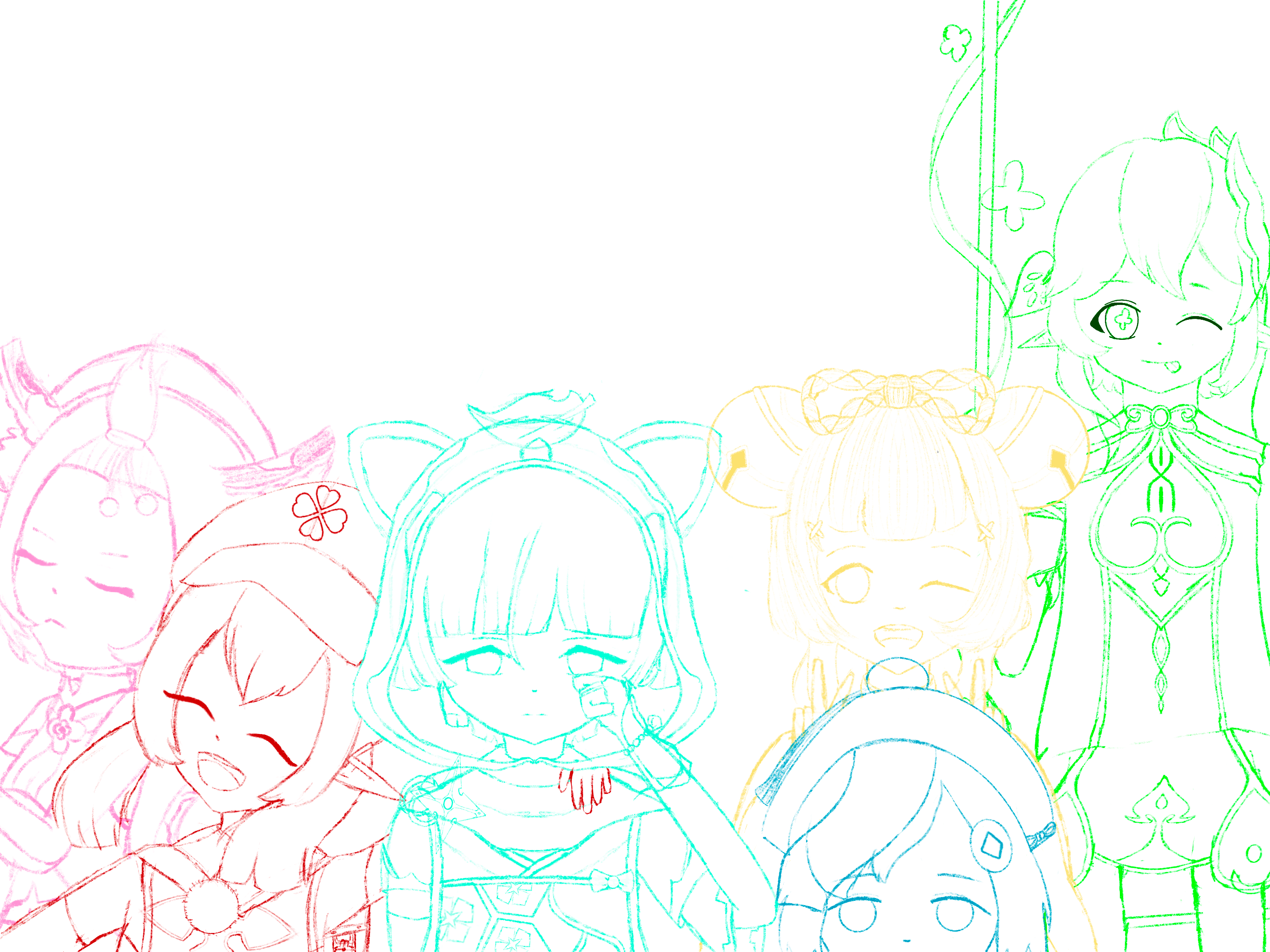 All the lil characters! (WIP 2) Genshin Impact | HoYoLAB