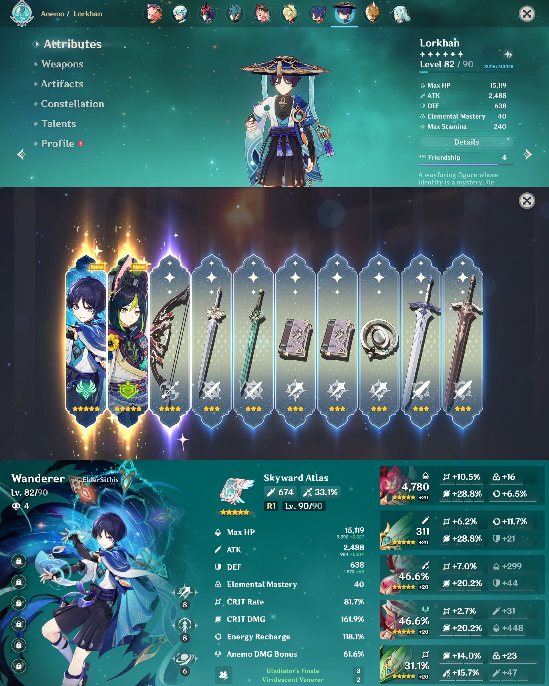 Wonder of quite wonderful Wanderer Genshin Impact | HoYoLAB