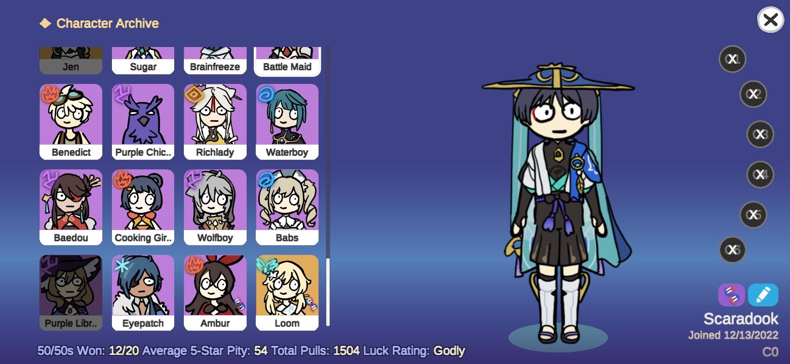 Silly Wisher: Characters I Got Genshin Impact | HoYoLAB