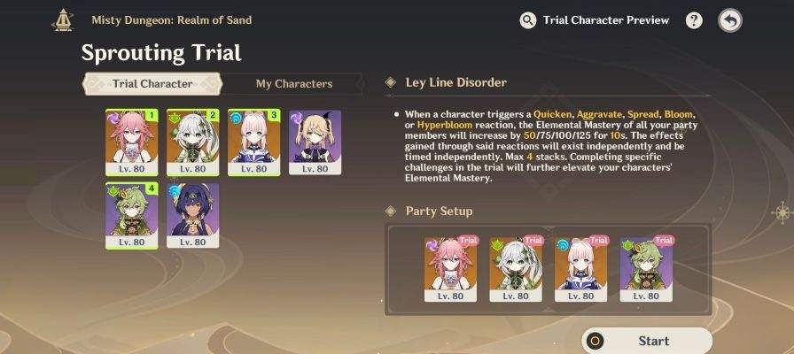 [V3.3 Guide] [Misty Dungeon: Realm of Sand] (3) Sprouting & Might & Determination Trial Genshin ...