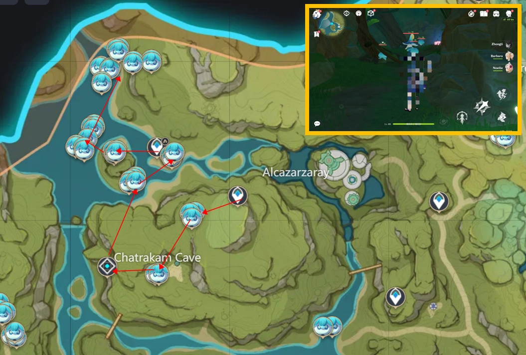 [Version 3.1 Guide] Happy Farming – Fungi Farm Routes Genshin Impact ...