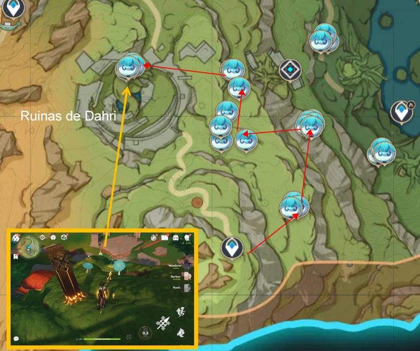 [Versión 3.1] Rutas contra los Flotihongos: conseguir mora rápi****nte ...