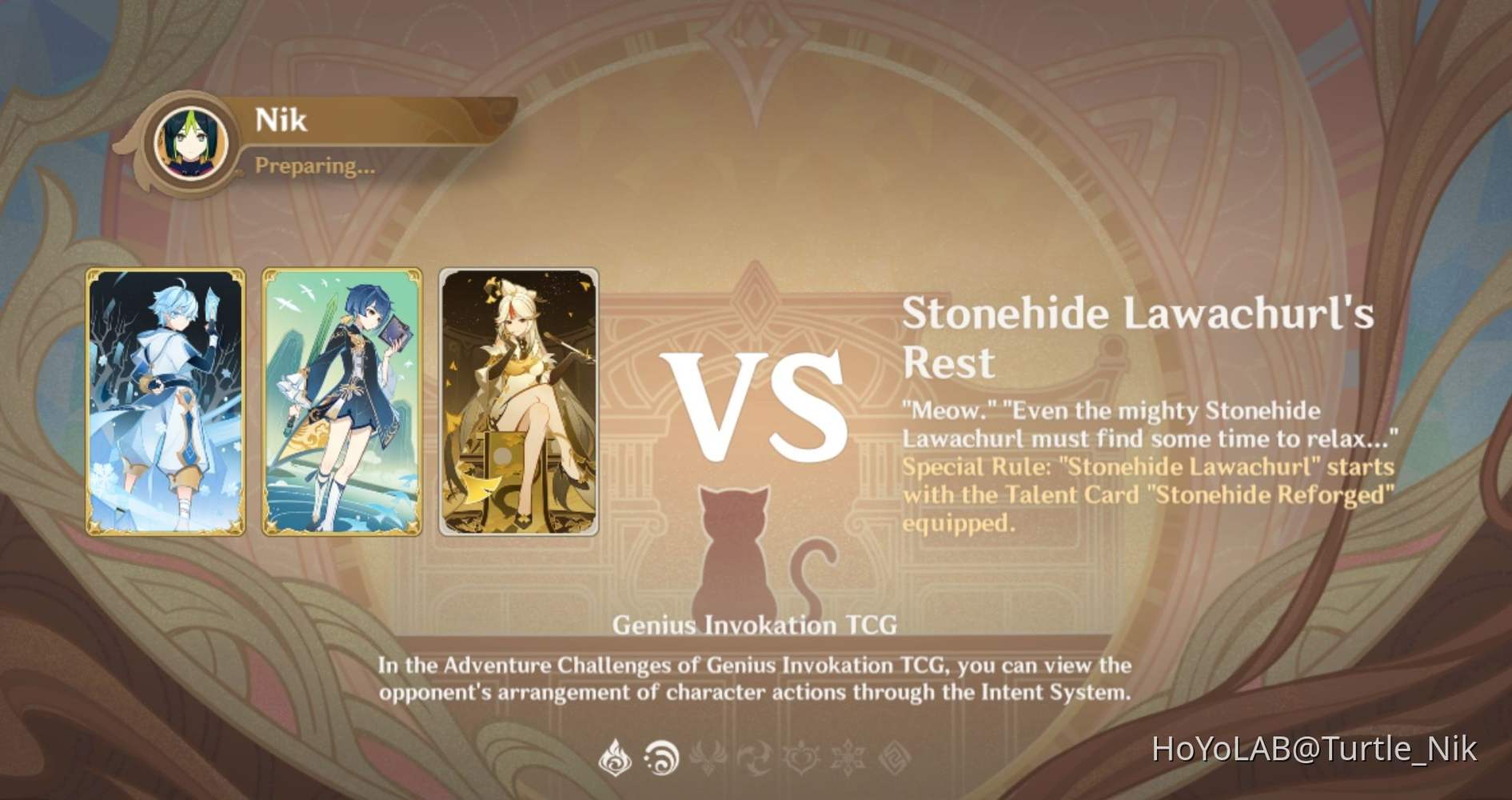 Genius Invokation TCG Tavern Challenge Tips: Stonehide Lawachurl ...