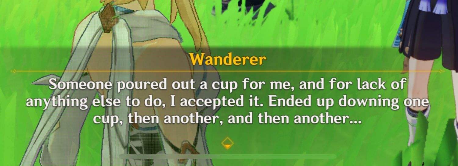 Wanderer and tea Genshin Impact | HoYoLAB