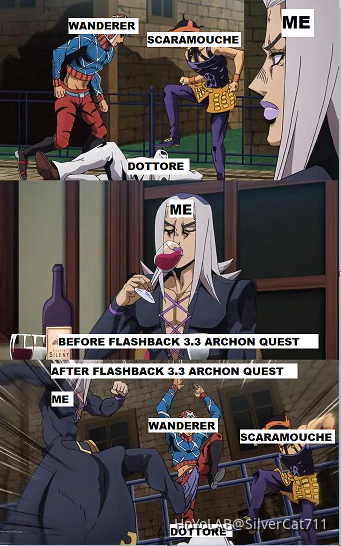 Waiting patiently for Dottore to become one of Weekly Bosses....so i ...