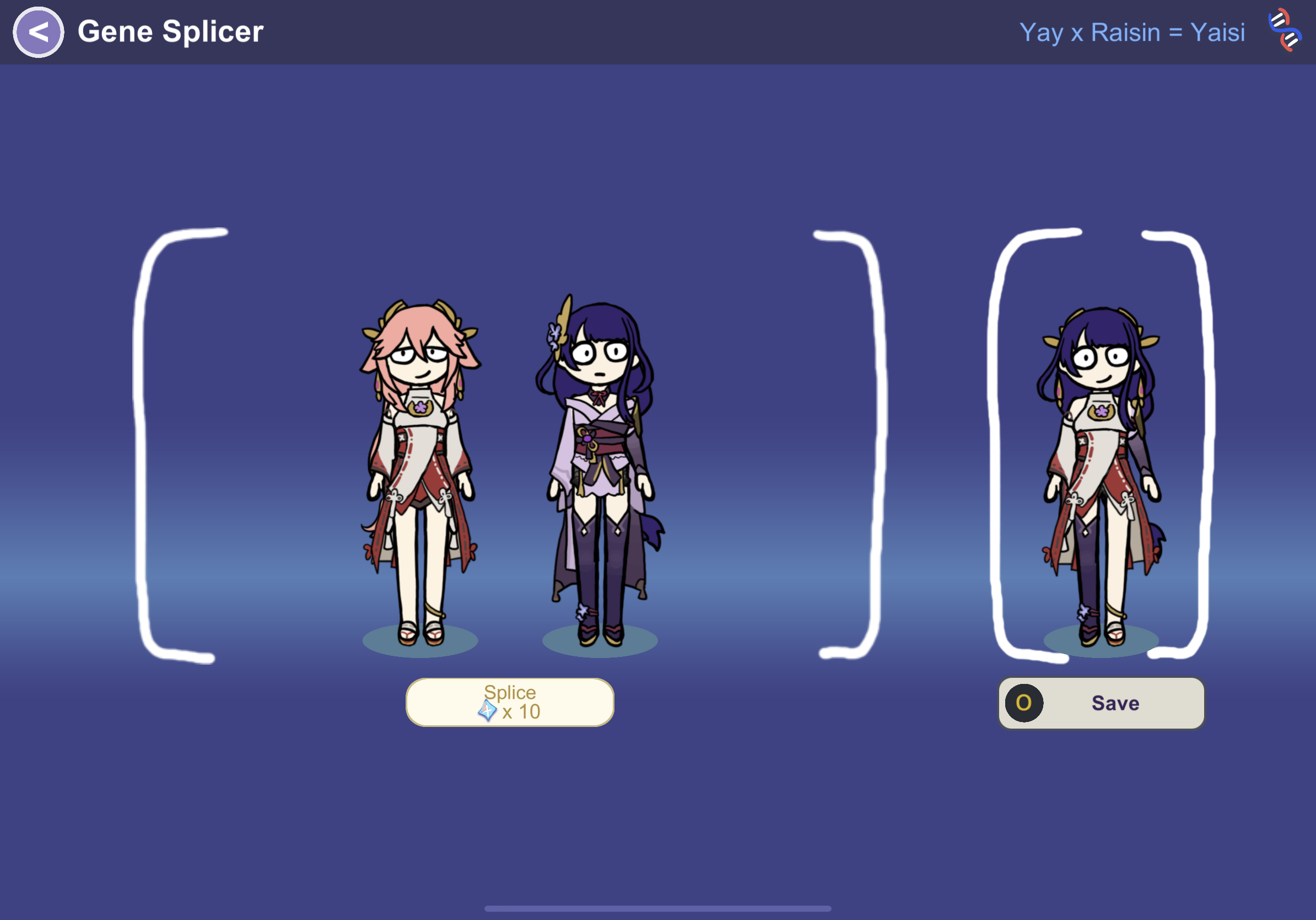 Mixing genshin chars using a game and making them real Genshin Impact ...