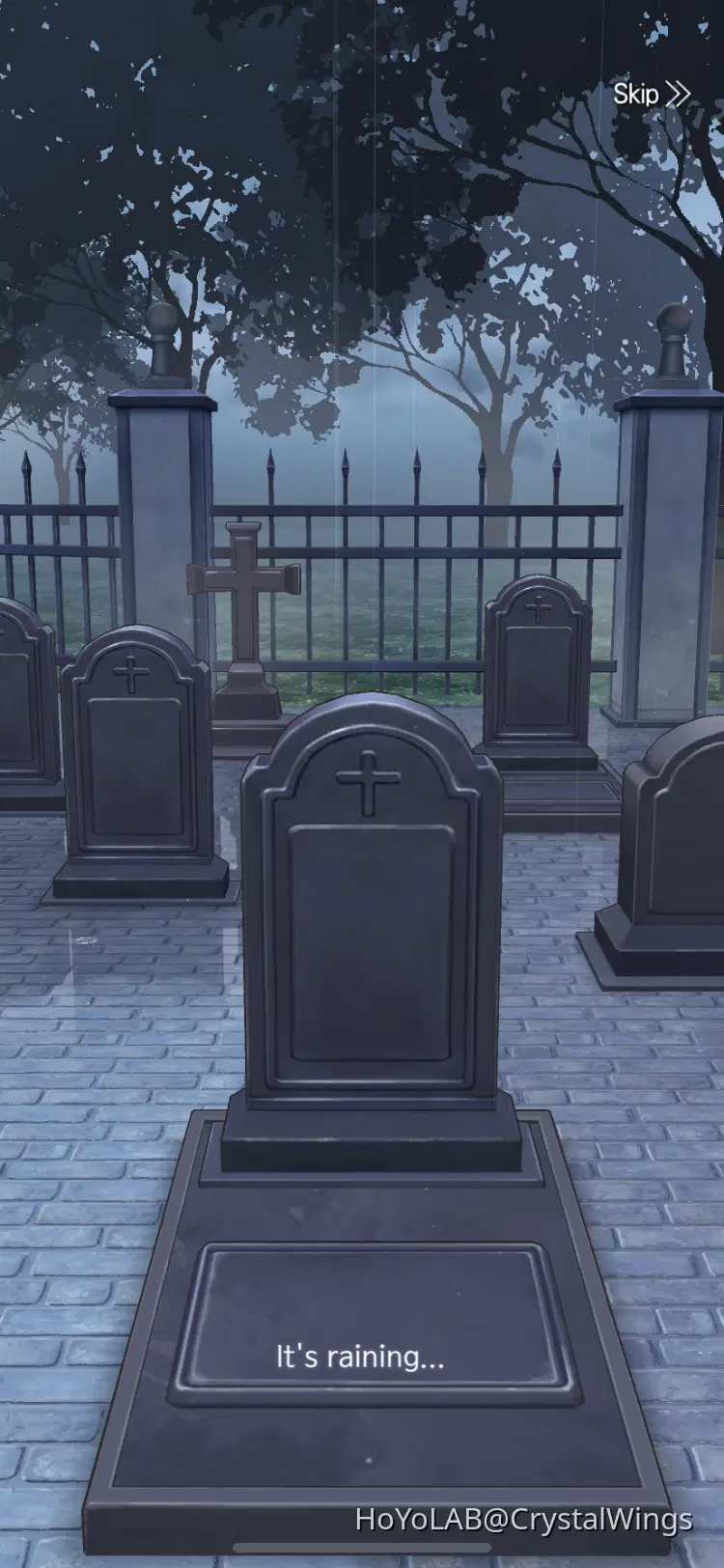 graveyard background gacha