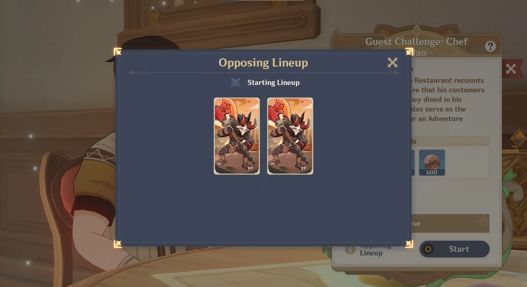 Genius Invokation TCG Tavern Guest Challenge Tips // Chef Mao Genshin ...