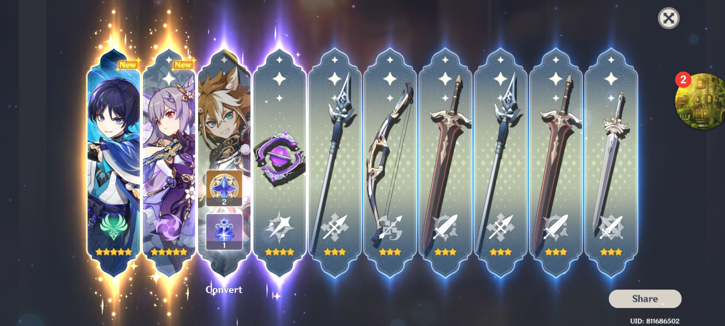 First ten pulls ahhh Genshin Impact | HoYoLAB