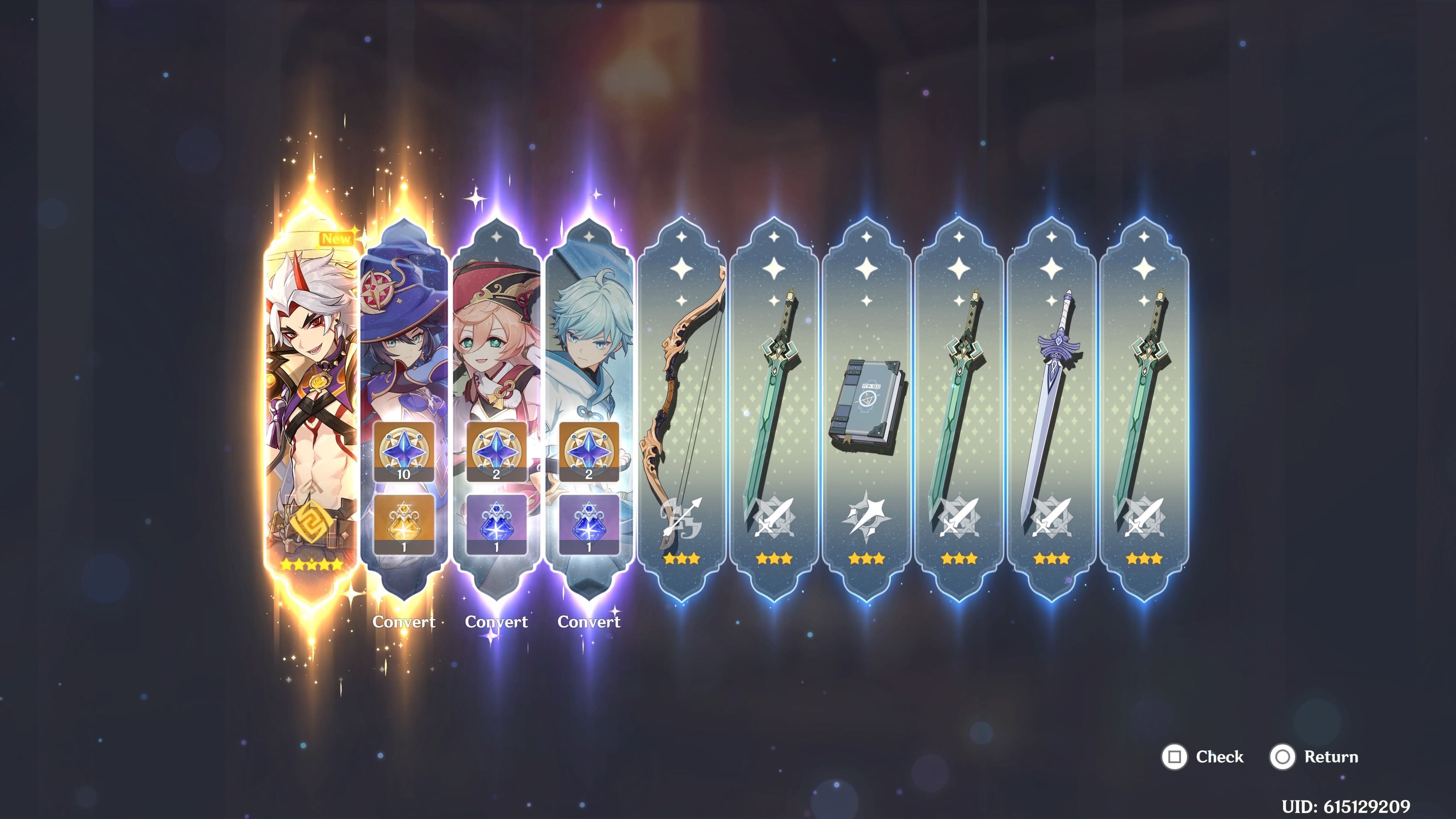 First pull on itto and weapon banners Genshin Impact | HoYoLAB