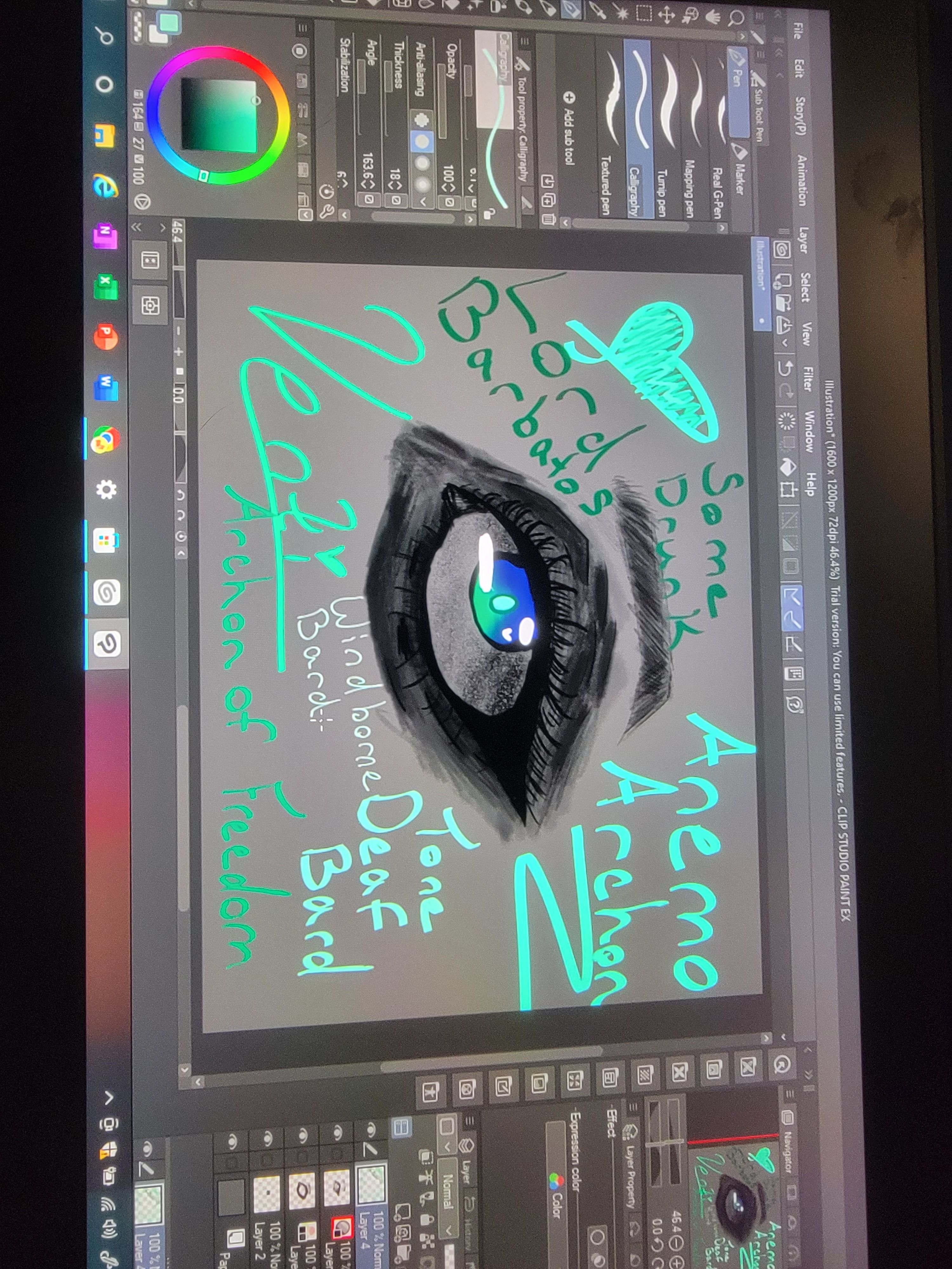 Finally got my drawing tablet working Genshin Impact | HoYoLAB