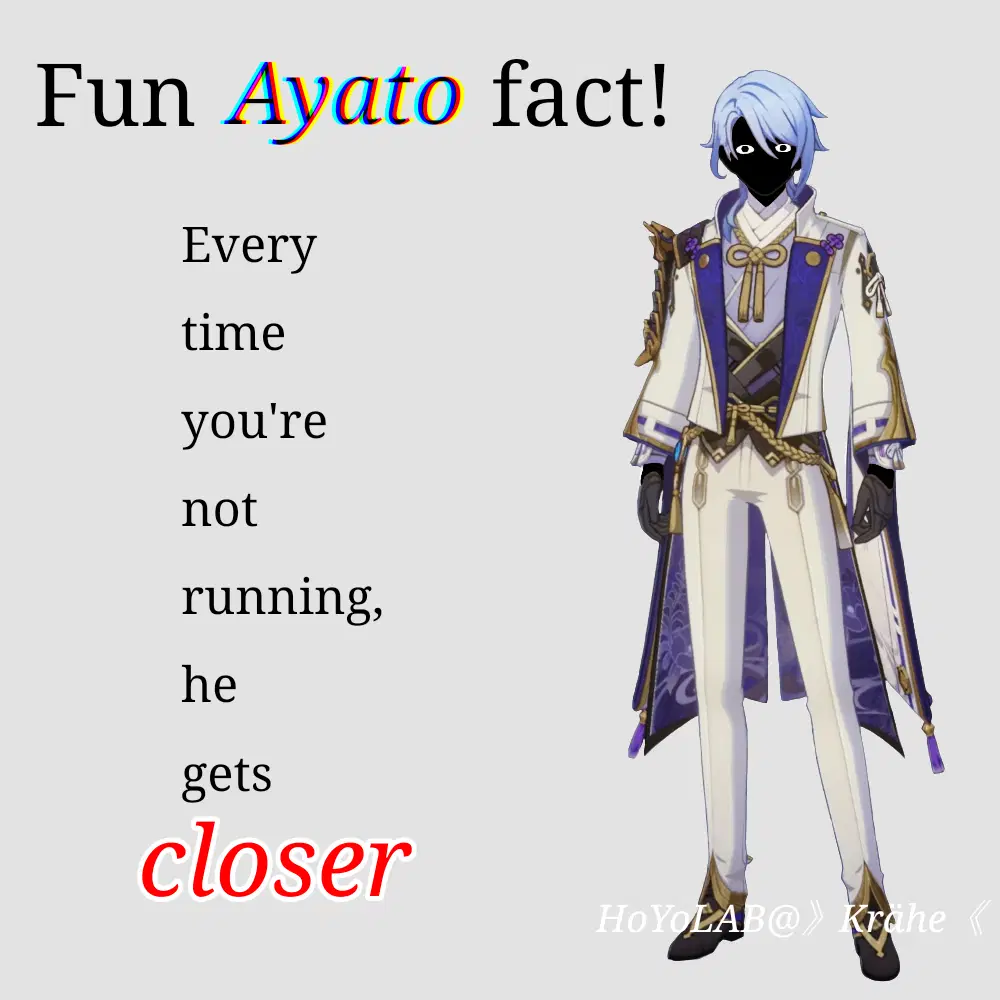 Fun Ayato fact! Genshin Impact | HoYoLAB