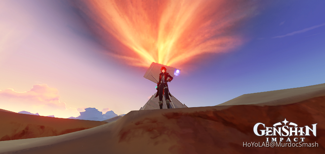 FlameFilled Diluc Genshin Impact | HoYoLAB