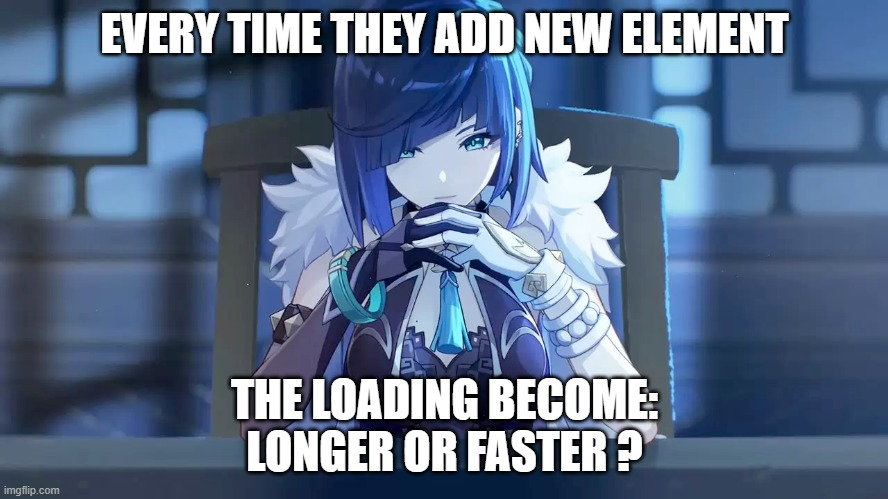 Every new element to the loading bar... Genshin Impact | HoYoLAB