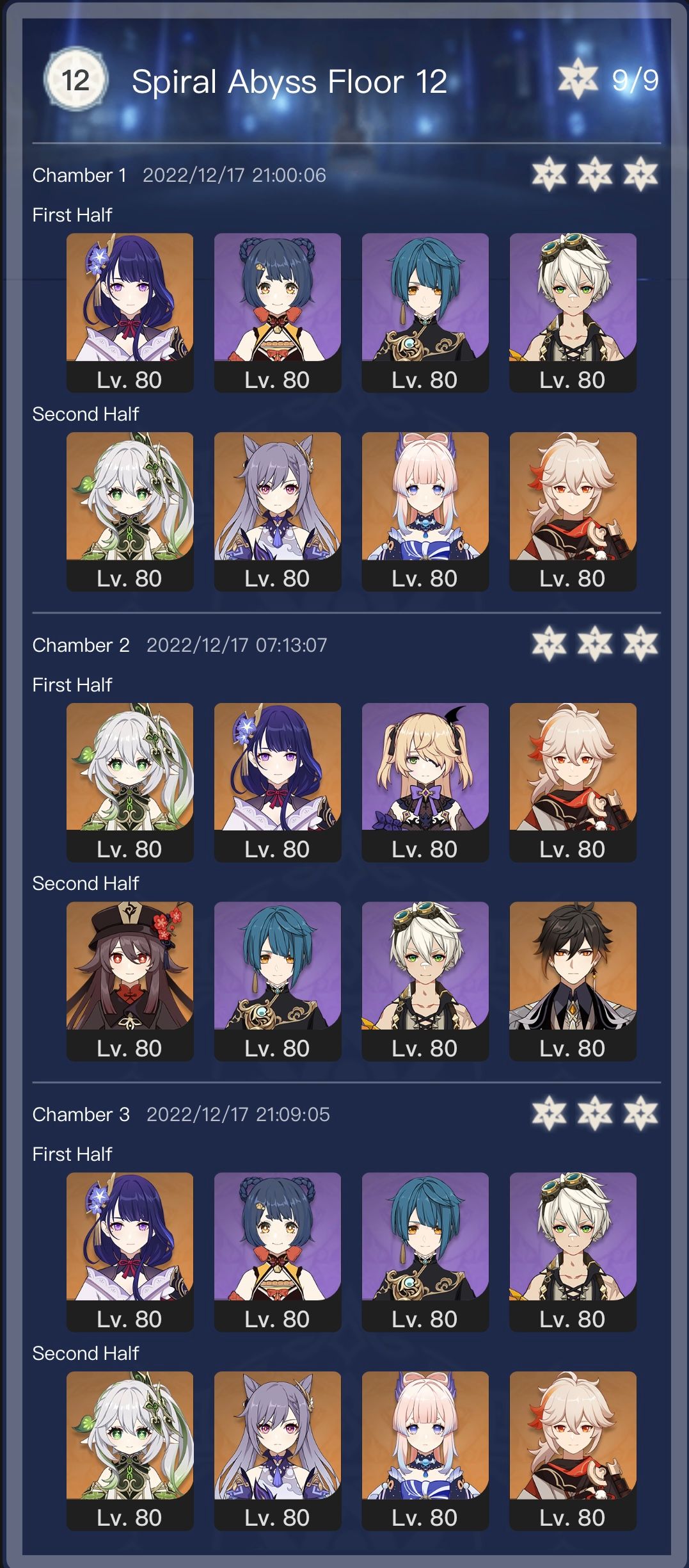 My 3.3 Spiral Abyss lineup Genshin Impact | HoYoLAB