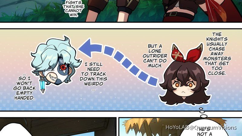 Reminder Amber called Dottore a weirdo in the Webtoon. Genshin Impact ...