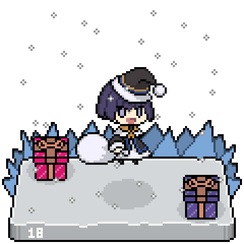 Pixelated Advent Calendar - Day #18 (Padoru Wanderer) Genshin Impact ...