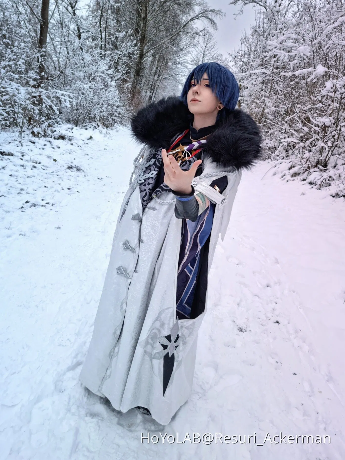 I finally cosplayed Scaramouche in the Fatui Harbingers Coat ️ Genshin ...