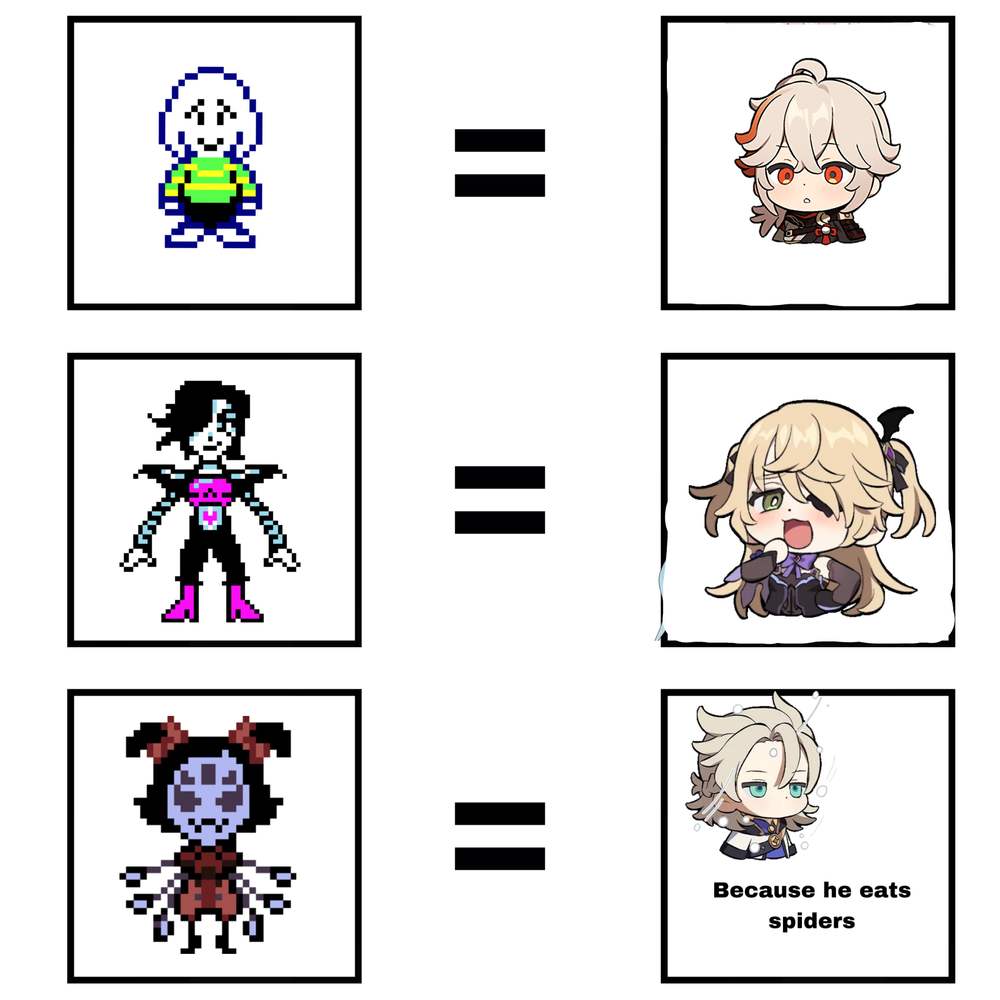 Genshin Characters as Undertale characters 👌 Genshin Impact | HoYoLAB