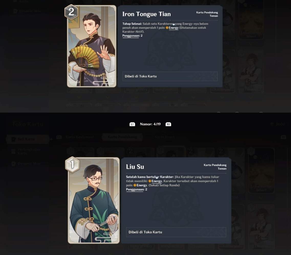 [V3.3] Genius Invokation TCG : 10 Rekomendasi Kartu Support & 6 Kartu ...