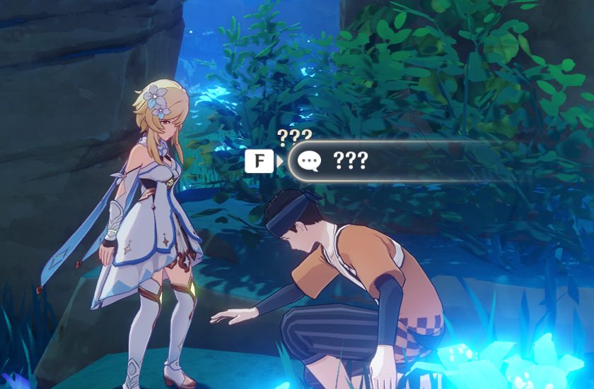 someone’s tryin to cop a feel of lumine’s feet… Genshin Impact | HoYoLAB