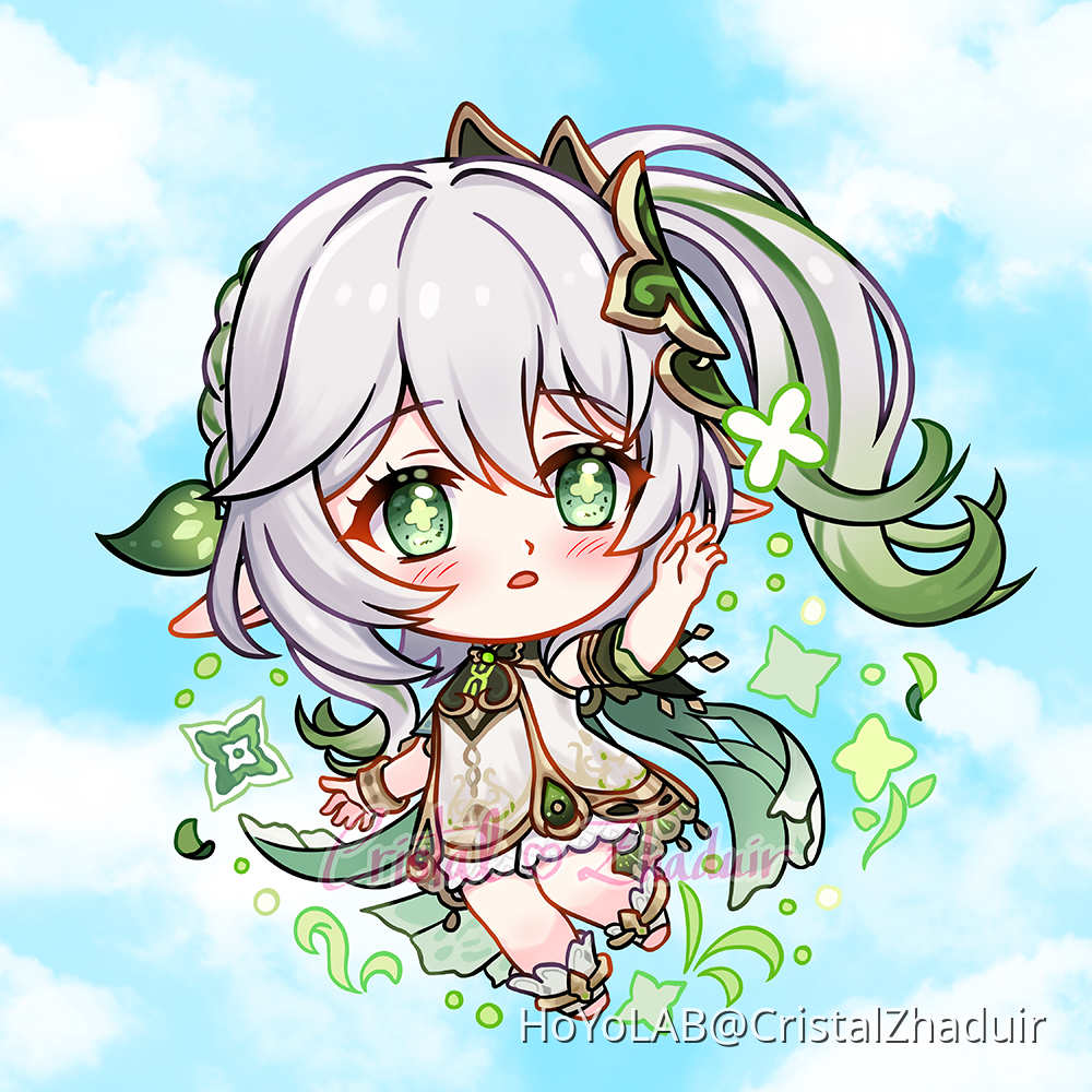 🍀🍀🍀 Nahida Chibi 🍀🍀🍀 Genshin Impact | HoYoLAB