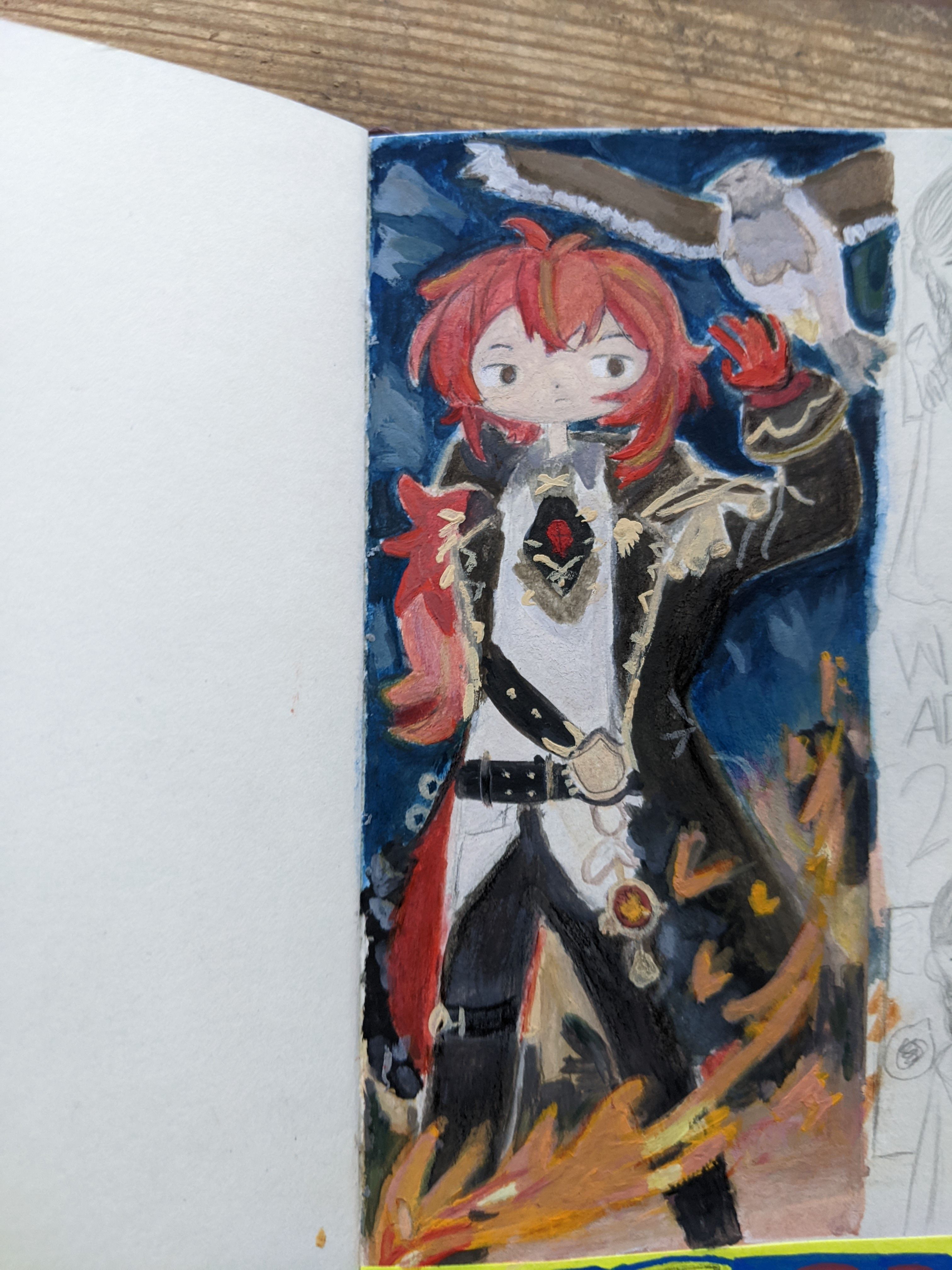 Diluc tcg card redraw Genshin Impact | HoYoLAB