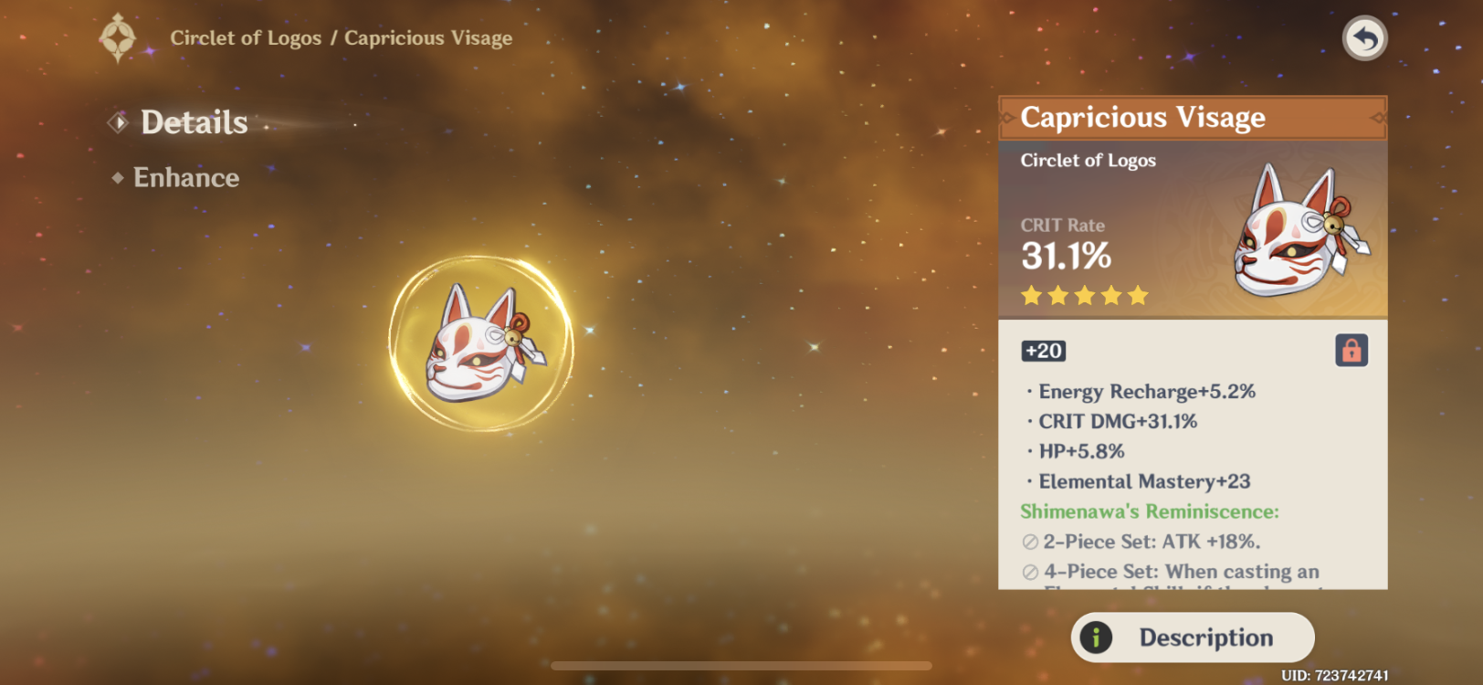 Crit dmg main stat Genshin Impact | HoYoLAB