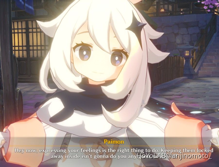 A great reminder from Paimon