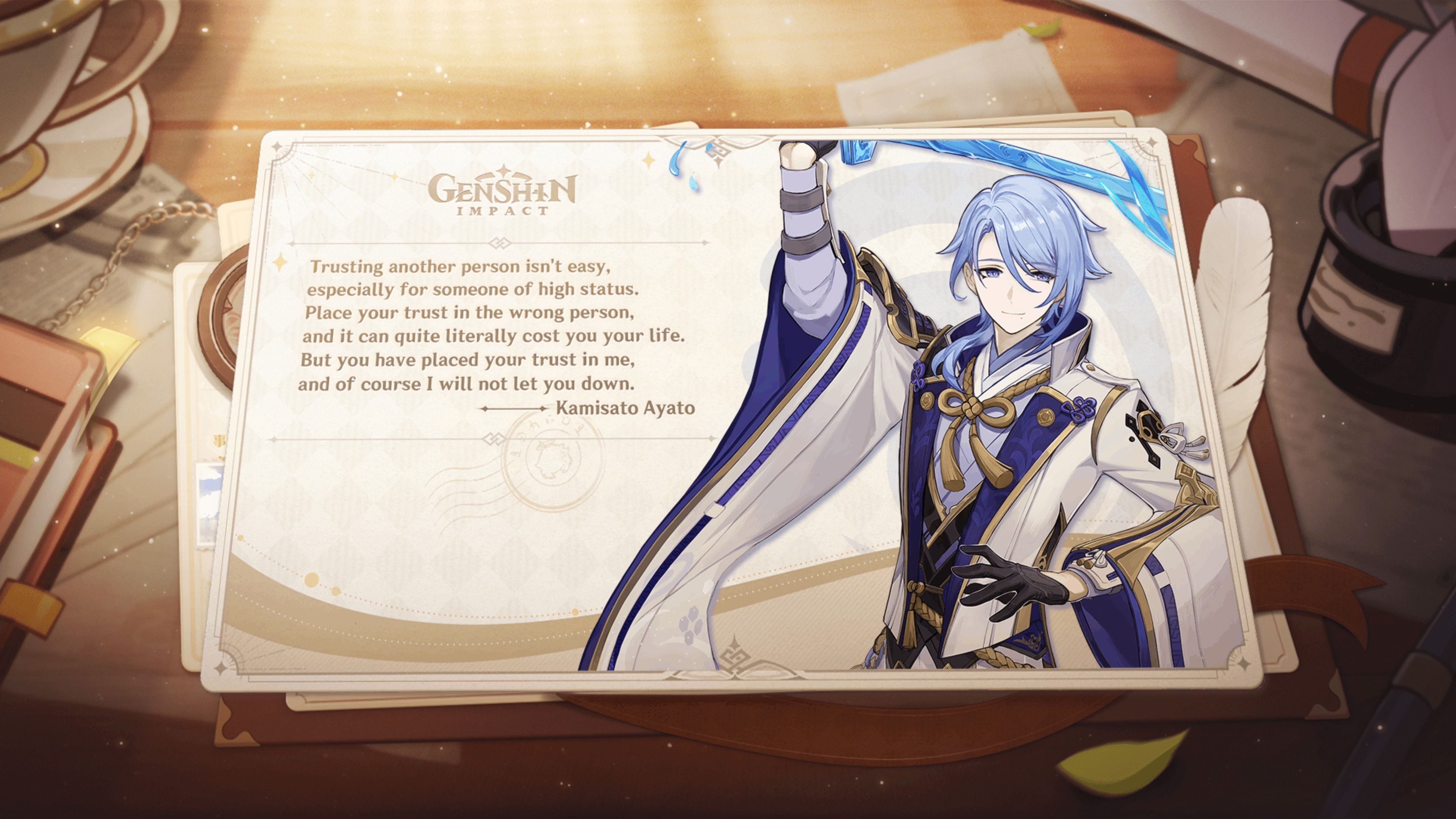 Letter from my favourite characters Genshin Impact | HoYoLAB