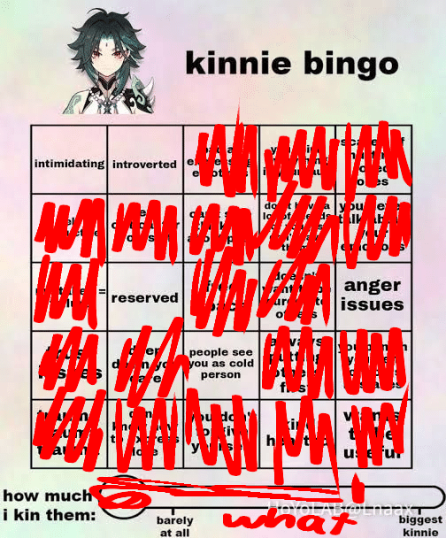 kinnie bingo Genshin Impact | HoYoLAB
