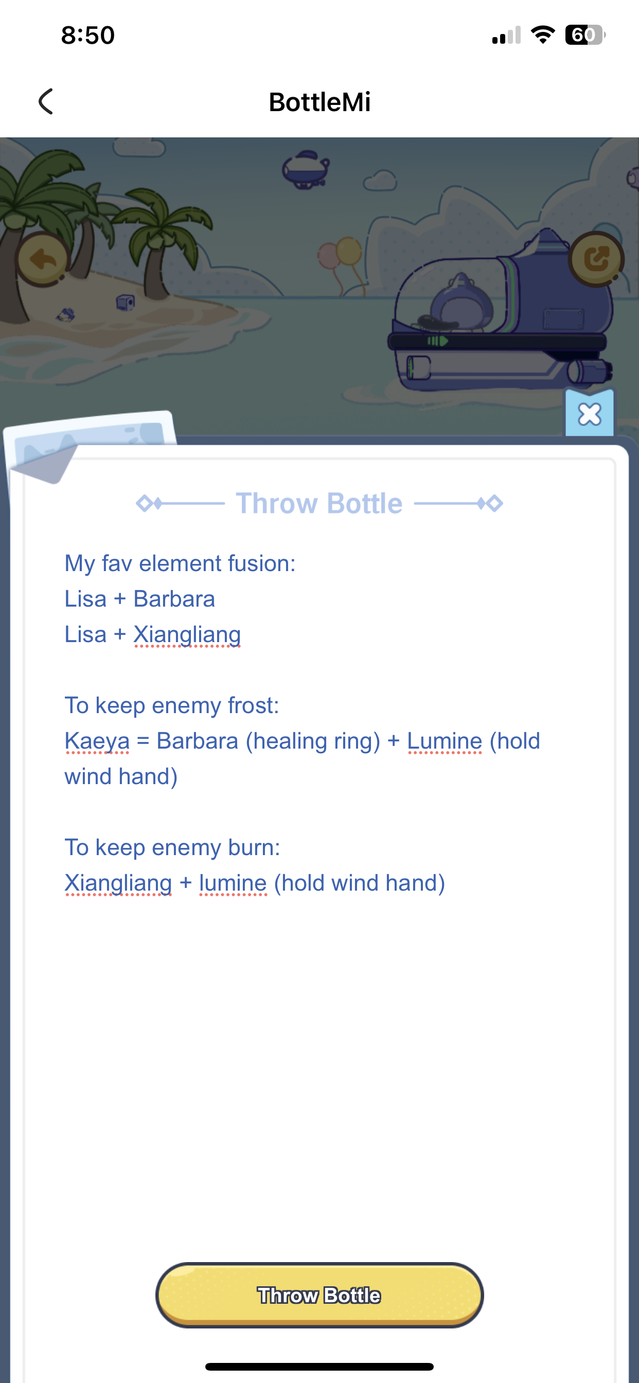 My fav character element fusion Genshin Impact | HoYoLAB