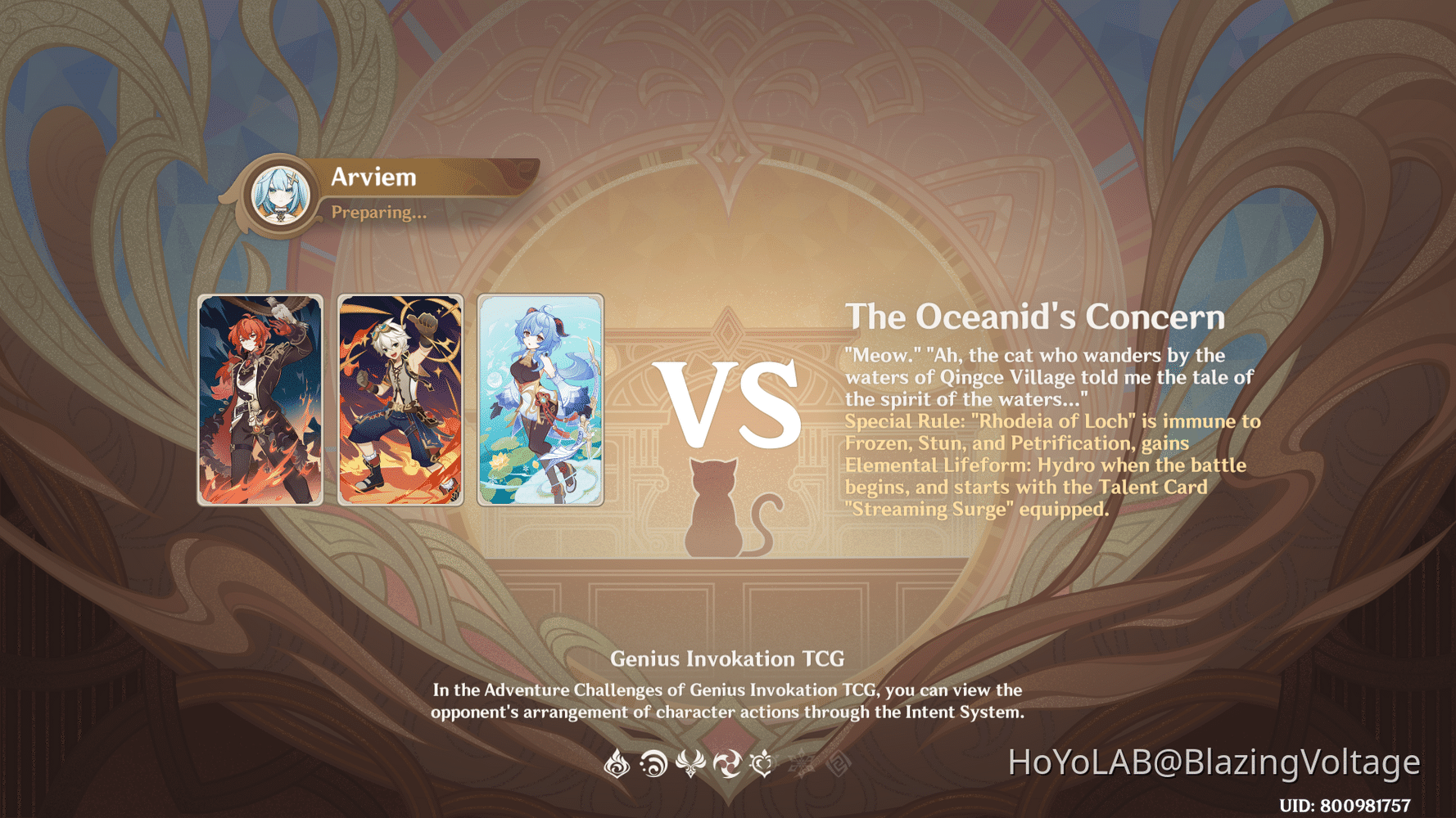 [V.3.3] Day 2 TCG - VS Oceanid (Friendly Fracas) Genshin Impact | HoYoLAB