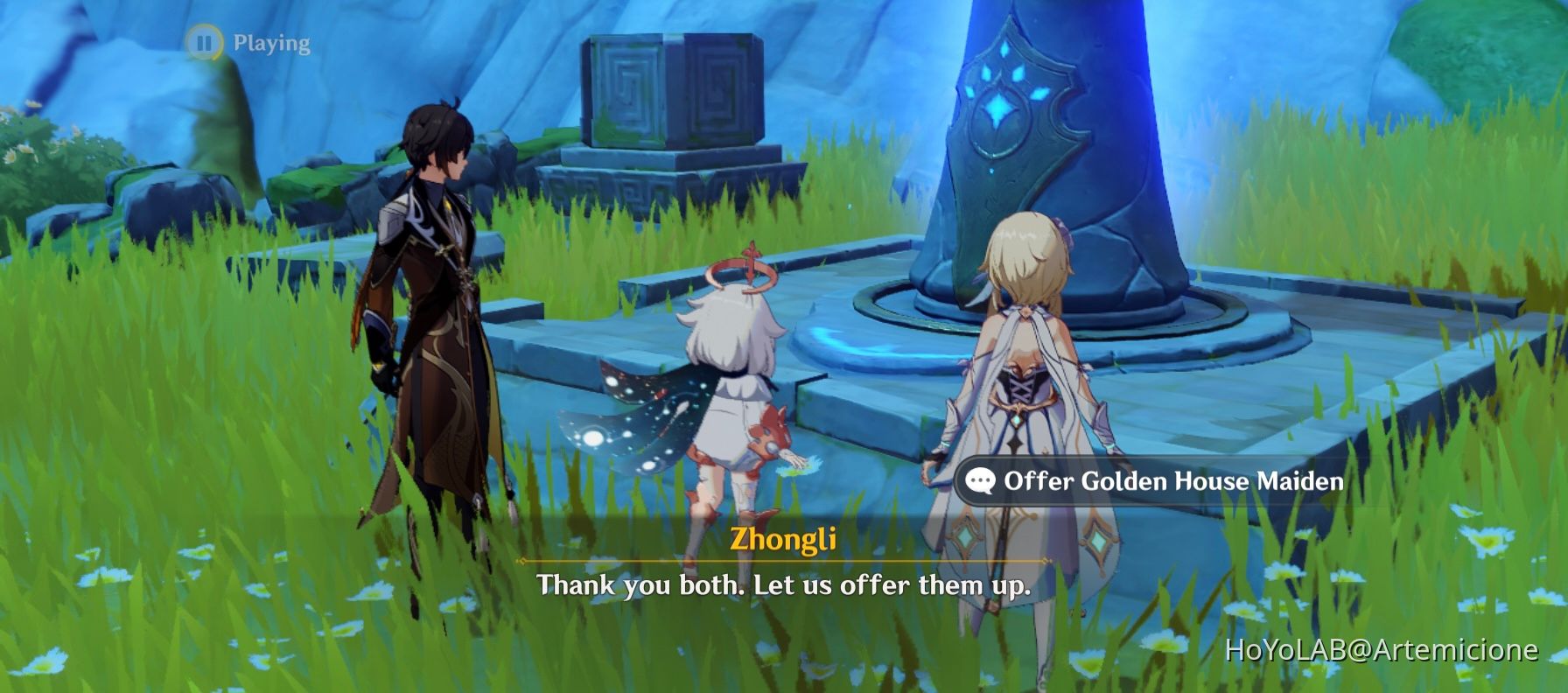 Liyue Archon Quest: Rex Lapis the old lady Genshin Impact | HoYoLAB