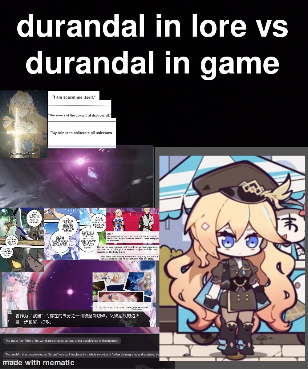Dudu in lore vs Dudu ingame (mild spoiler b4 ch29) Honkai Impact 3rd ...