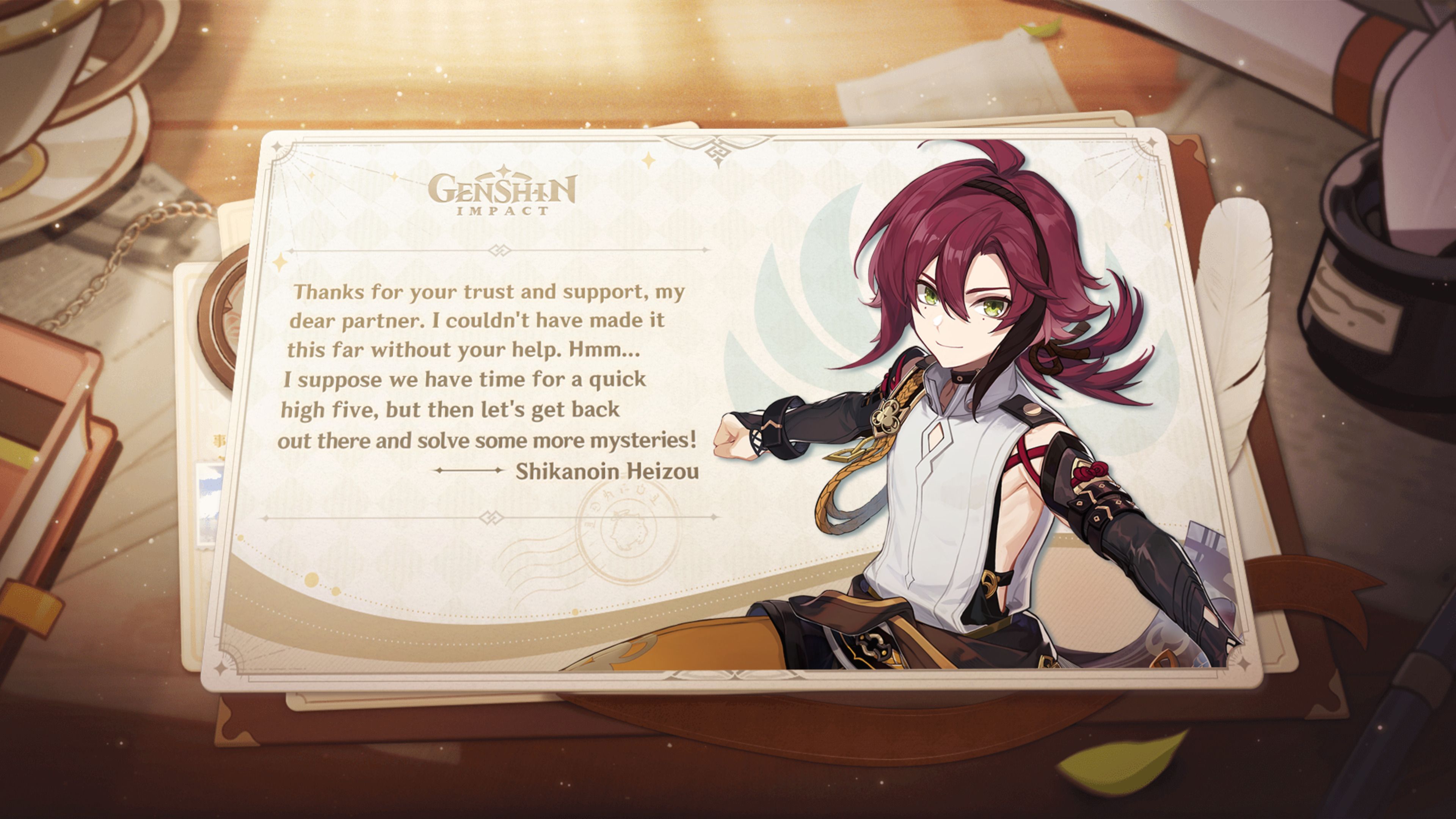 My favorite letters!!! Genshin Impact | HoYoLAB