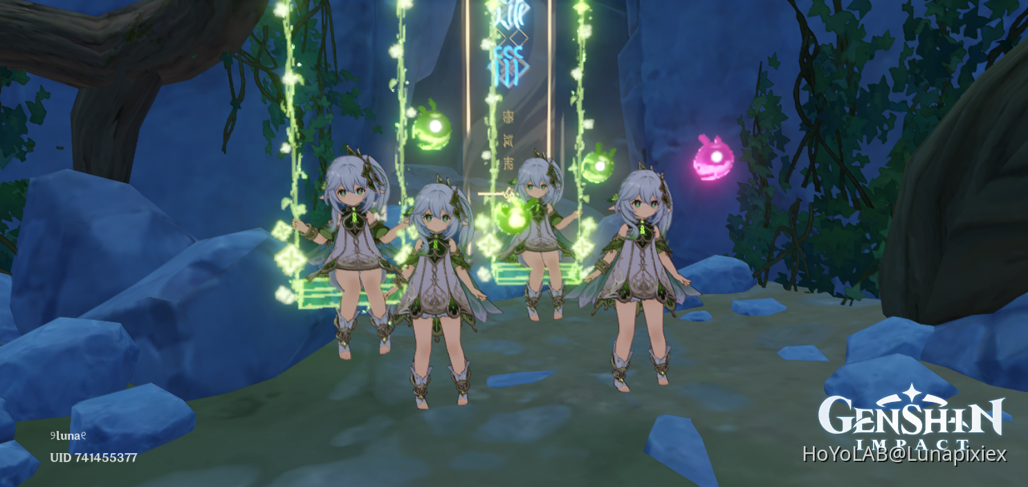 when you go to fight azdaha and you meet a bunch of nahidas Genshin ...