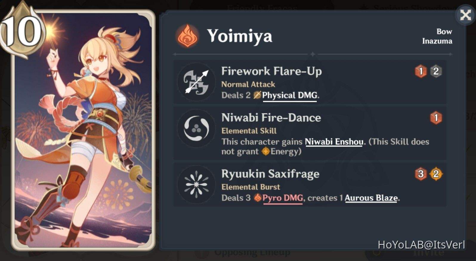 Recommended Genius Invokation TCG Character Cards: Ayaka, Yoimiya ...
