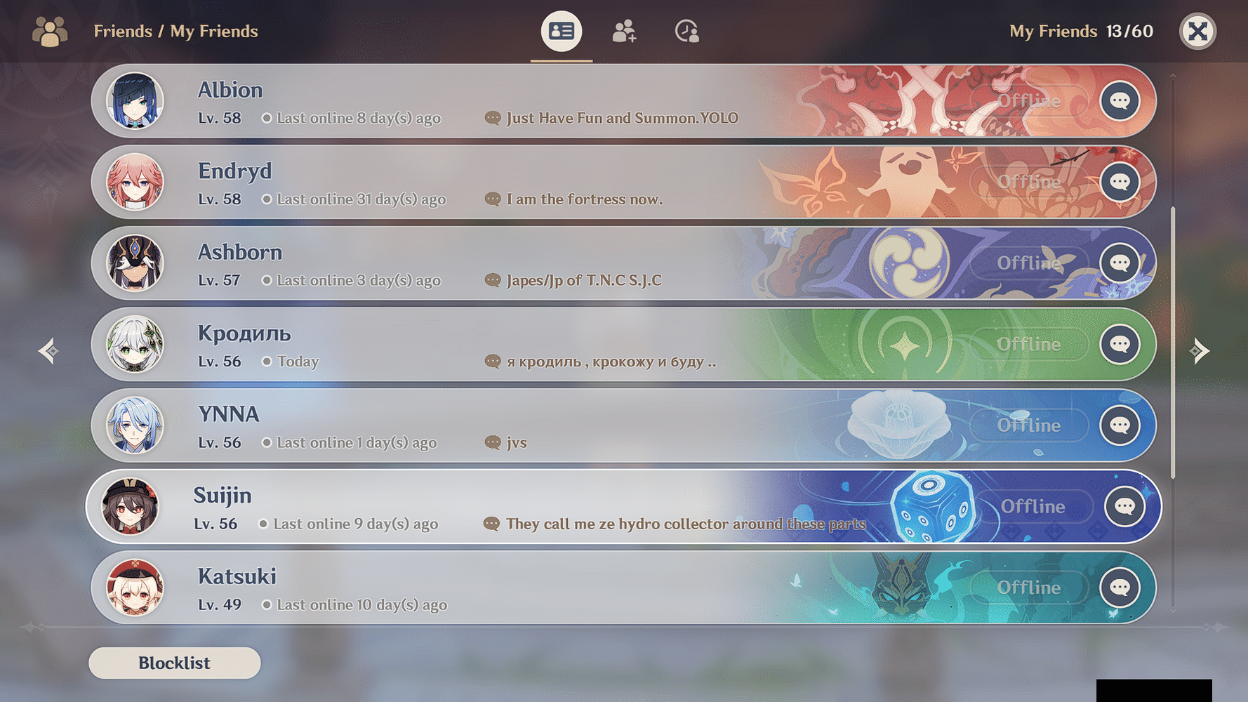 My Friend's account got hacked by a russian hacker... Genshin Impact | HoYoLAB