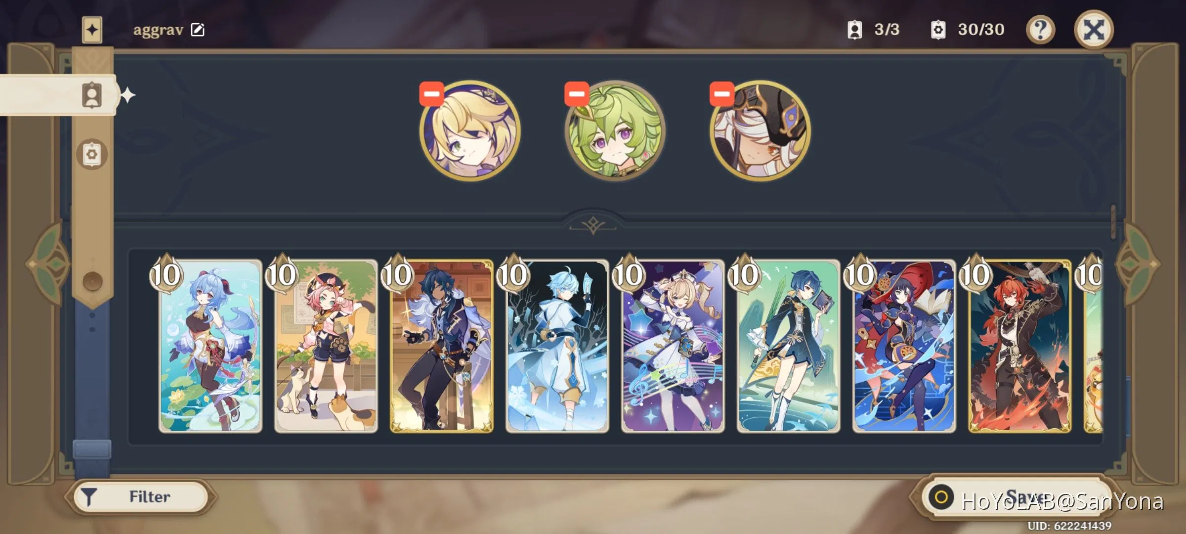 Recommended Genius Invokation TCG Character Cards: Cyno collei fischl ...