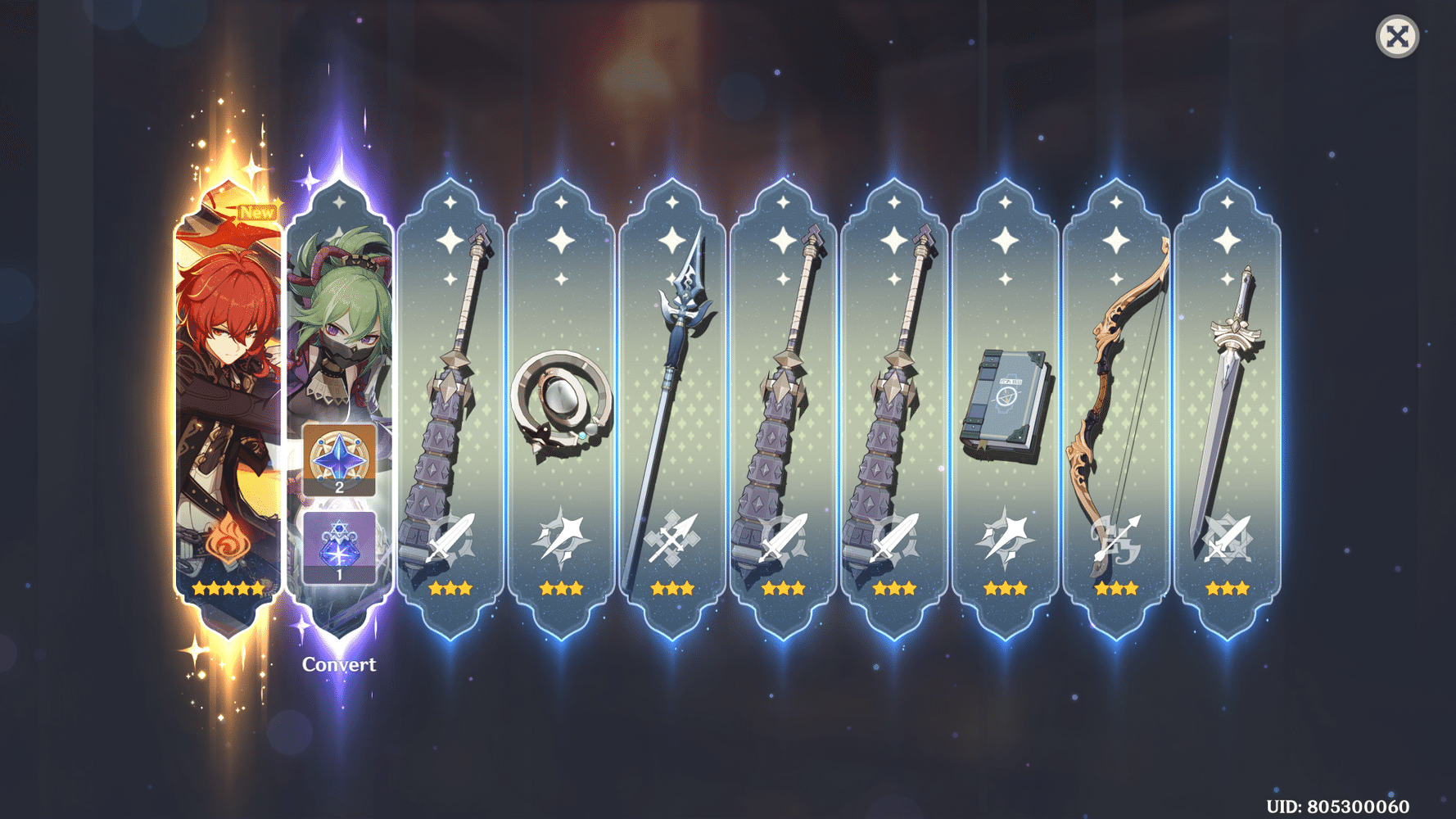 Got my first Diluc after being AR 60 for months and how to have fun ...