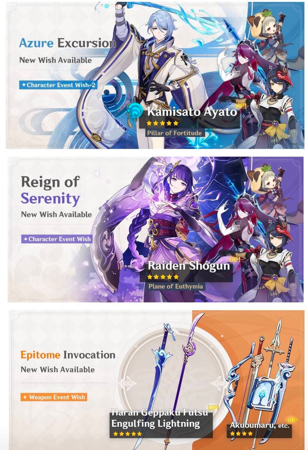 banners Genshin Impact | HoYoLAB