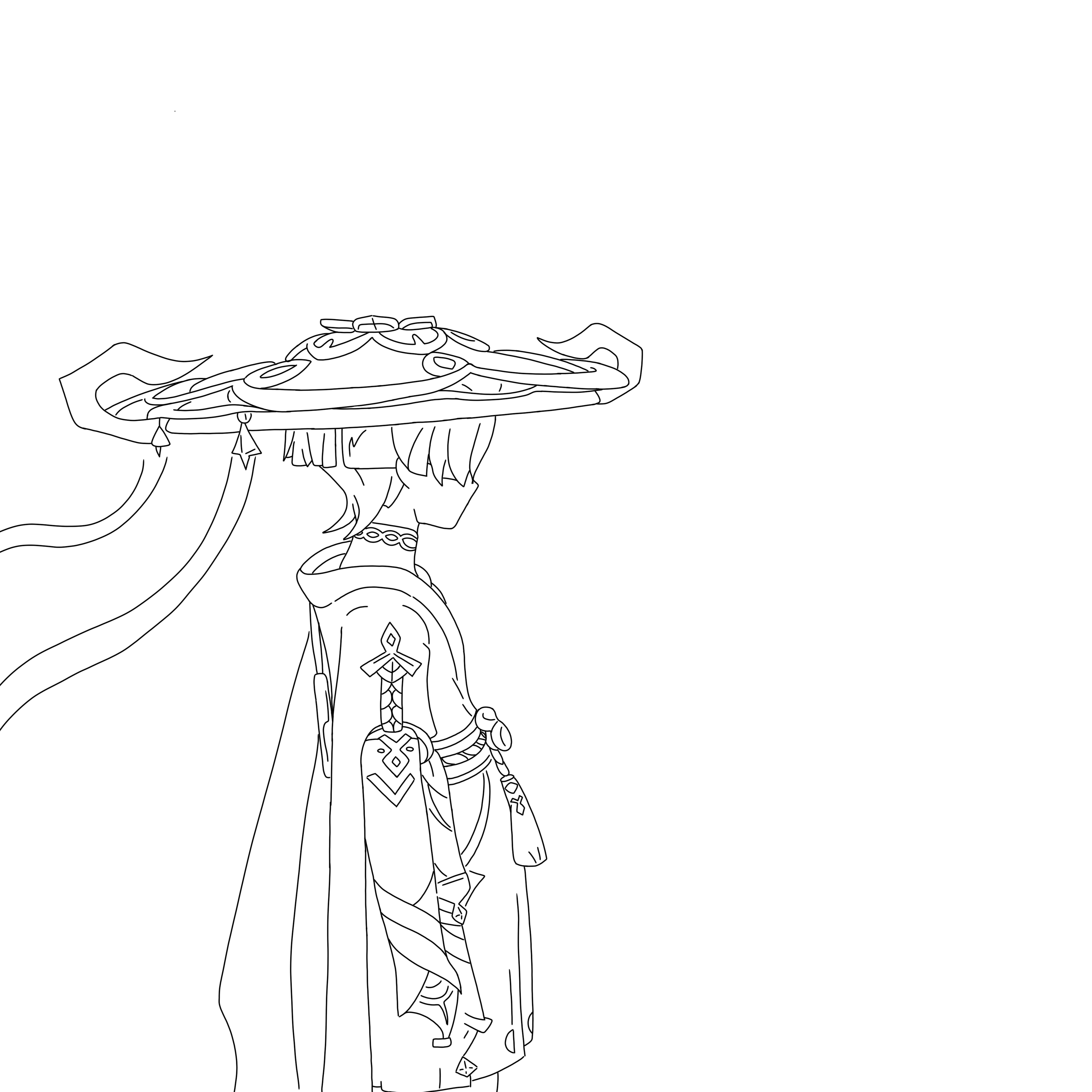 My third attempt at drawing scara Genshin Impact | HoYoLAB