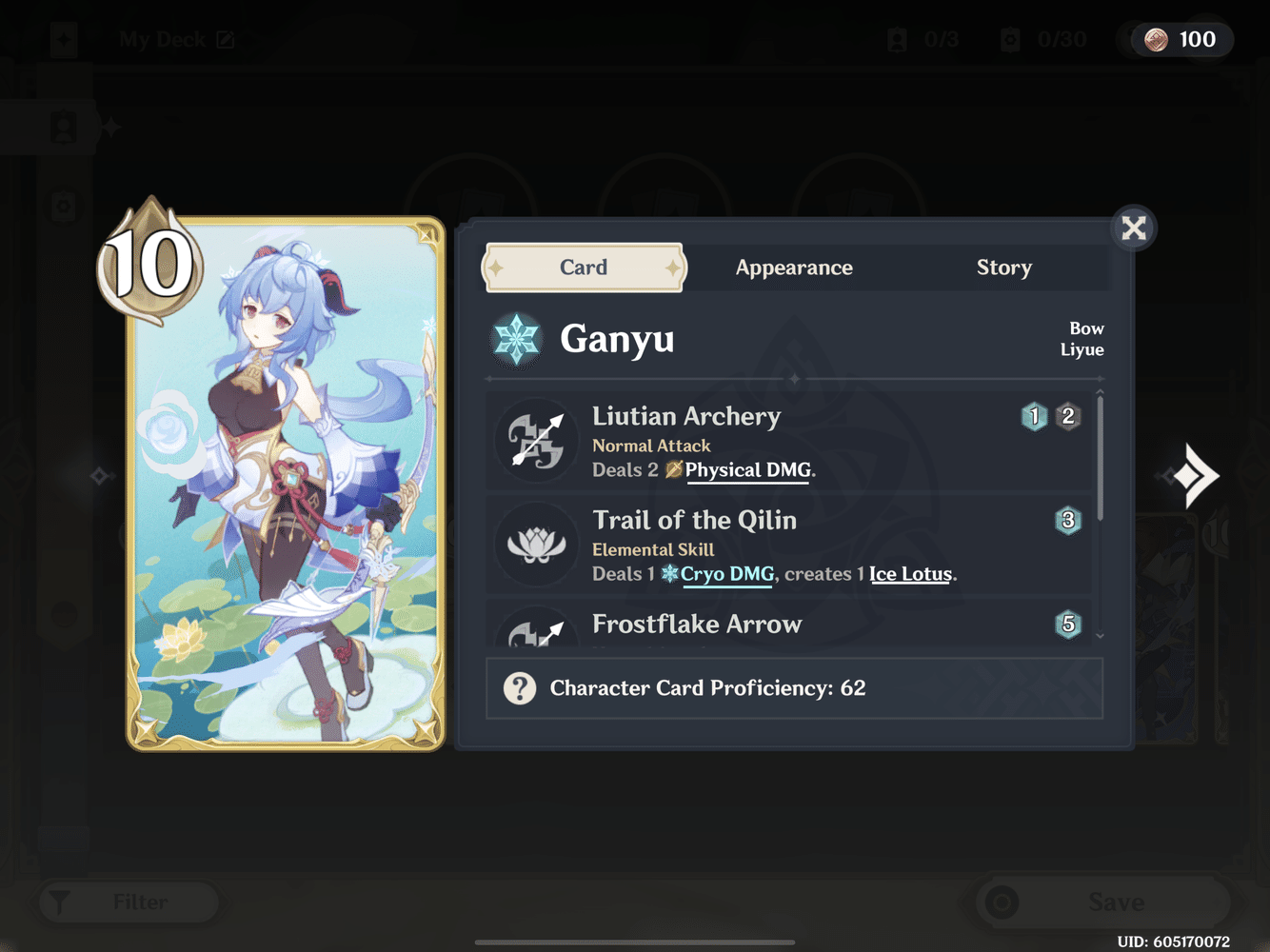 Recommended Genius Invokation TCG Character Cards Ganyu, Keqing and ...