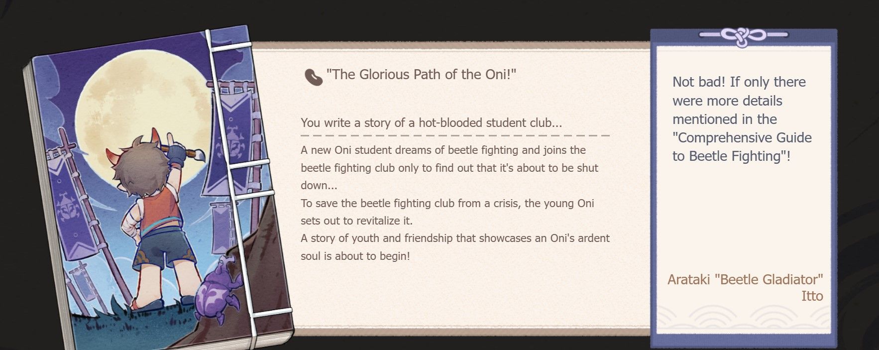 All endings to Oni Stories Genshin Impact | HoYoLAB