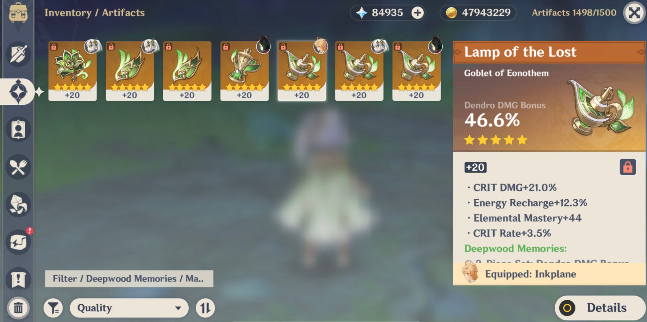 A deluge of Dendro DMG goblets Genshin Impact | HoYoLAB